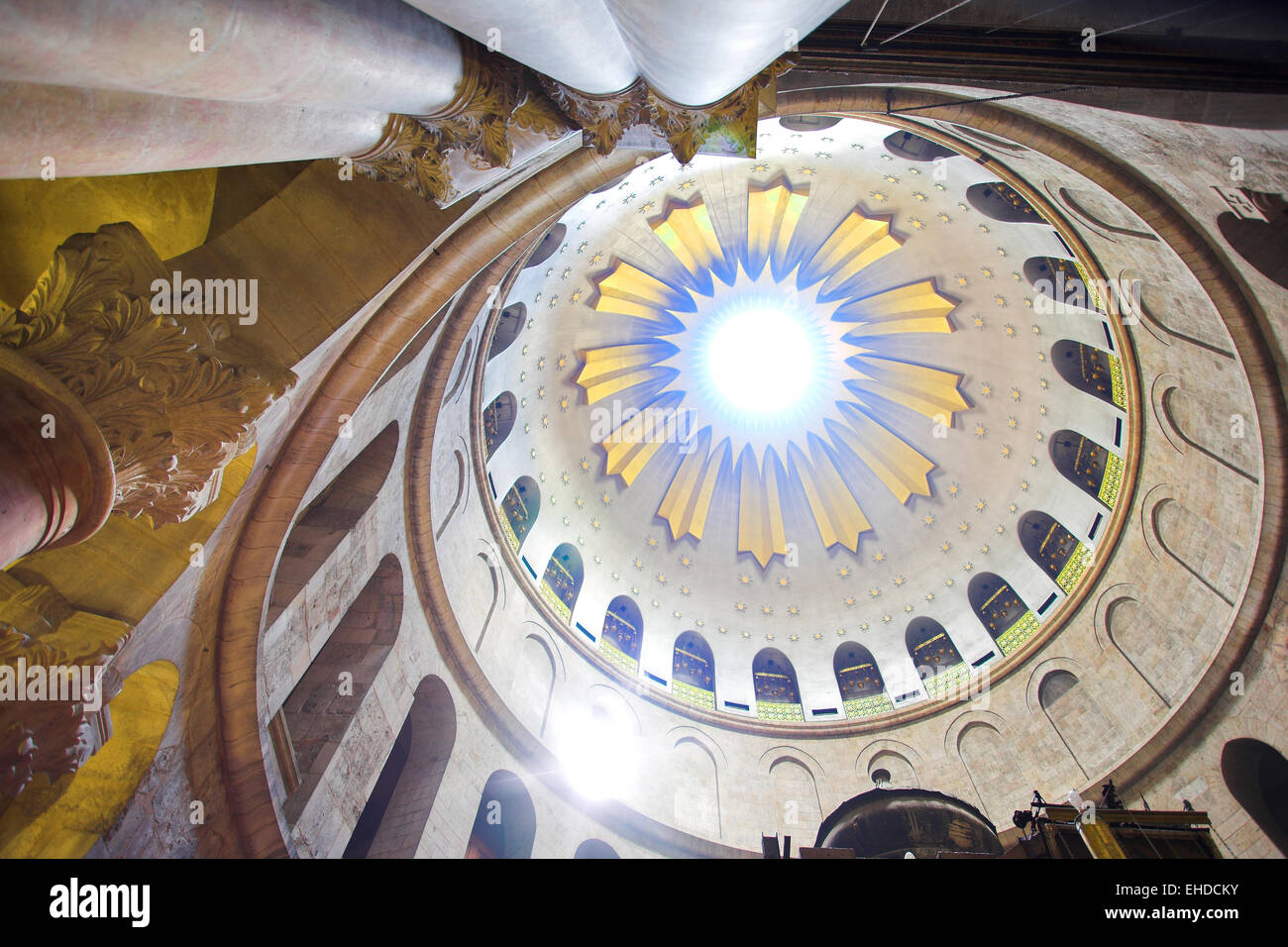 Dome in the church of the Holy Sepulchre Stock Photo - Alamy