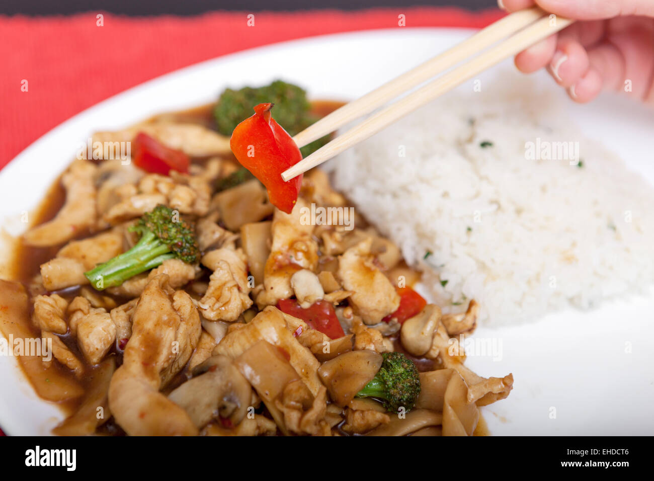 Delicious Asian food Stock Photo - Alamy