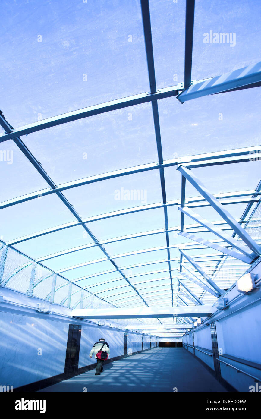 Blue corridor hi-res stock photography and images - Alamy