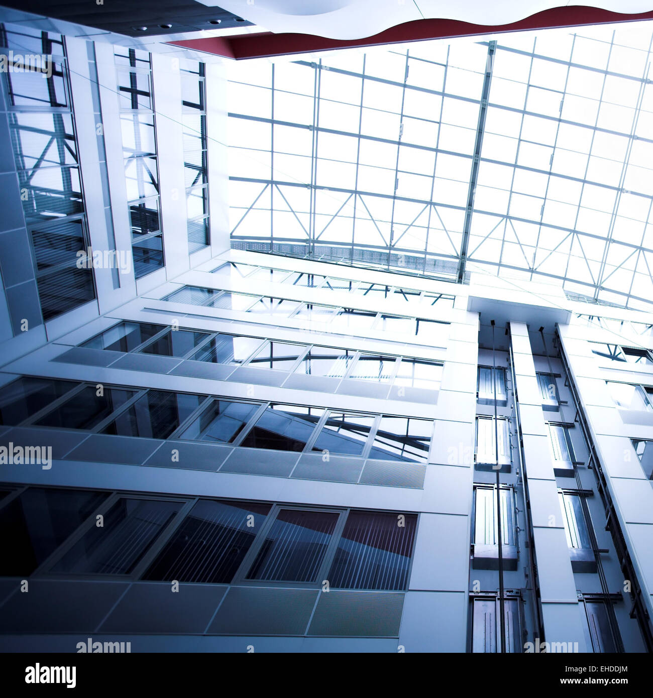 ceiling in office centre Stock Photo - Alamy