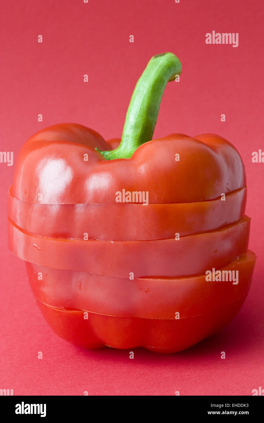 Rote Paprika - Red bell pepper Stock Photo - Alamy
