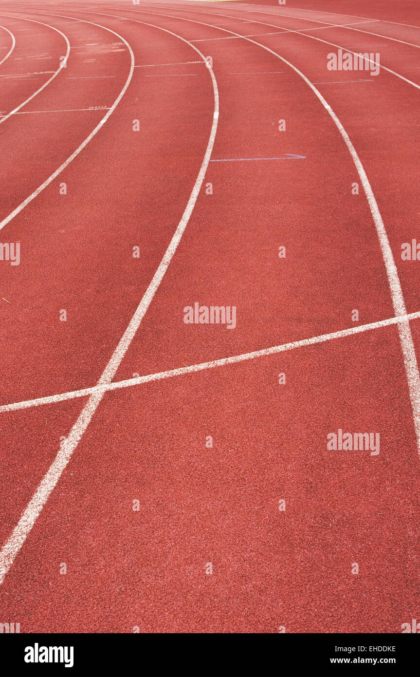 running track for race Stock Photo - Alamy