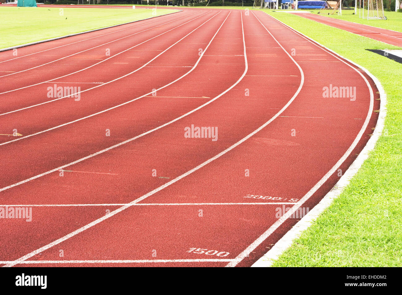 running track for race Stock Photo - Alamy