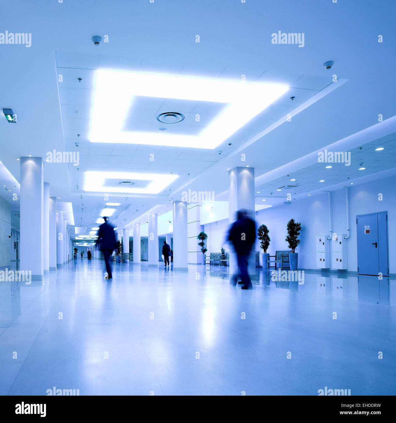 Blue hall hi-res stock photography and images - Alamy