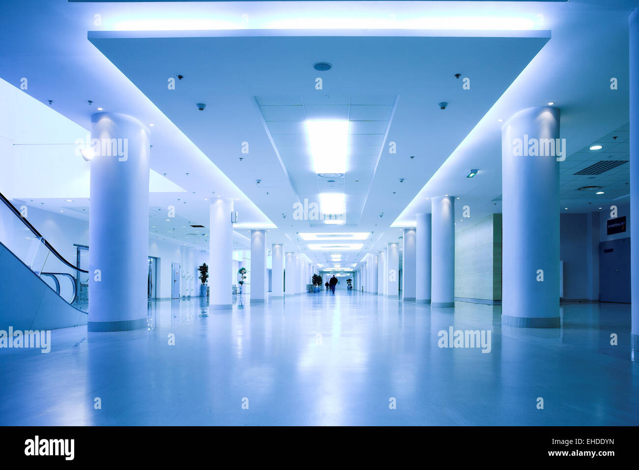 Blue hall hi-res stock photography and images - Alamy