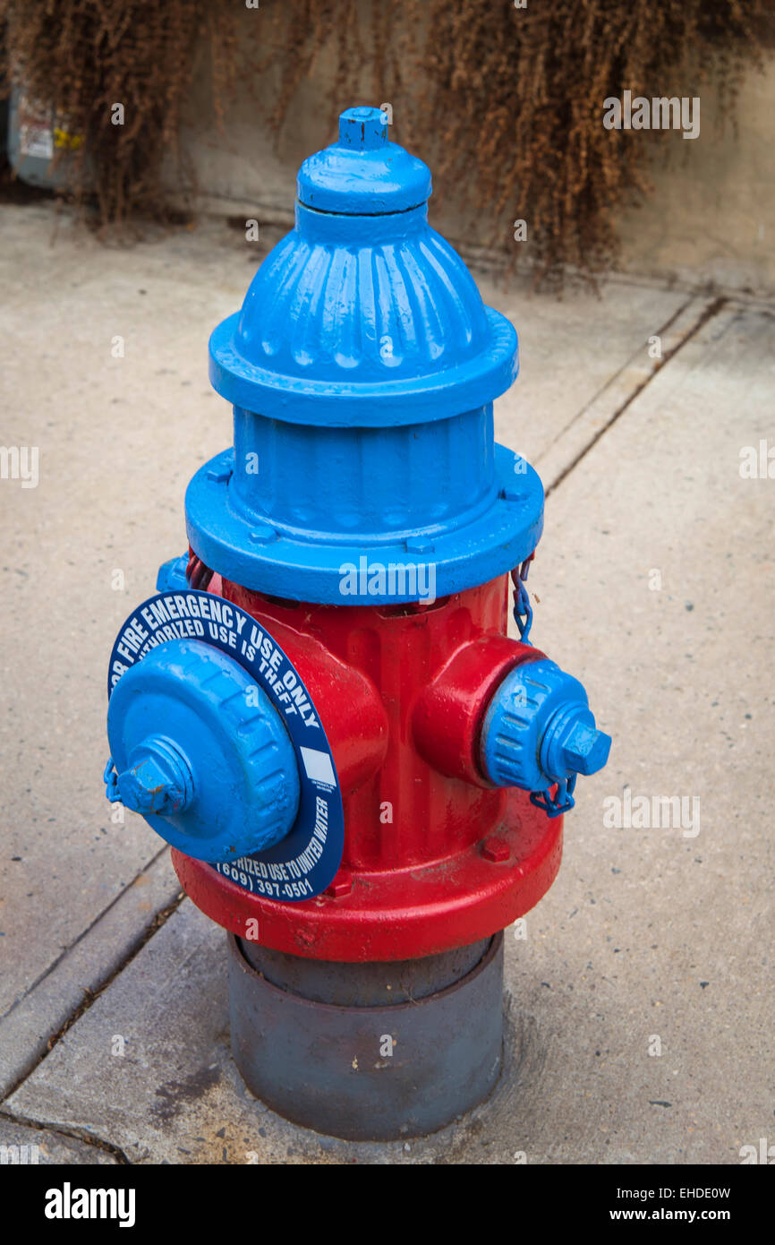 Colorful Fire hydrant, Lambertville, New Jersey, USA Stock Photo - Alamy