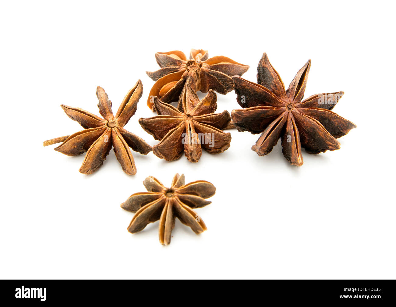 star anise isolated on white background Stock Photo - Alamy
