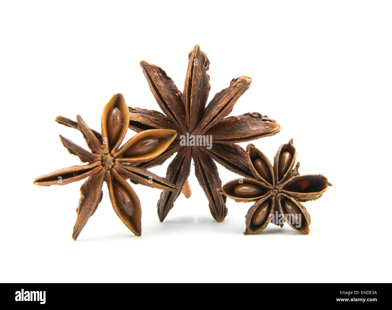 star anise isolated on white background Stock Photo - Alamy