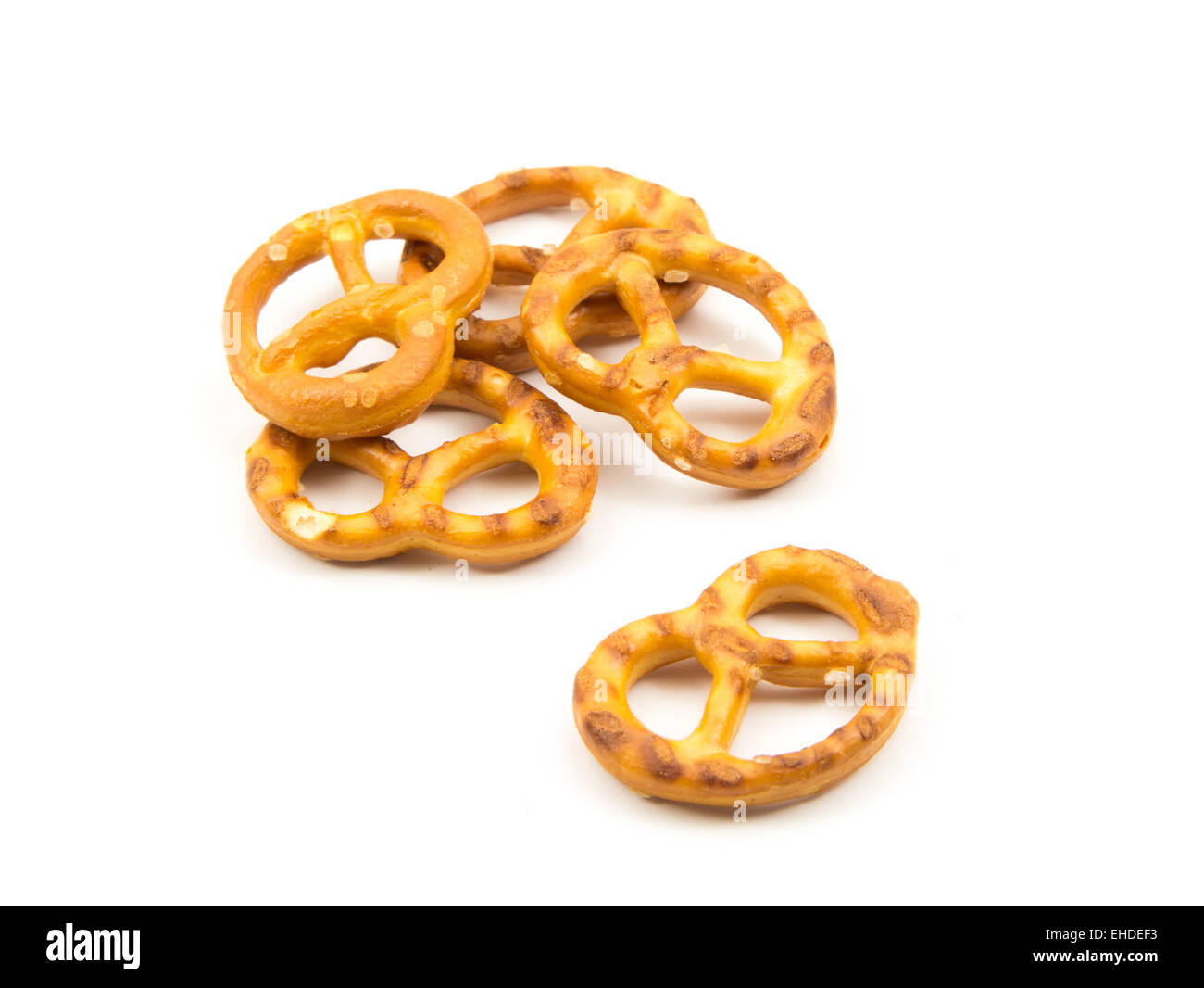 pretzels isolated on white background Stock Photo - Alamy