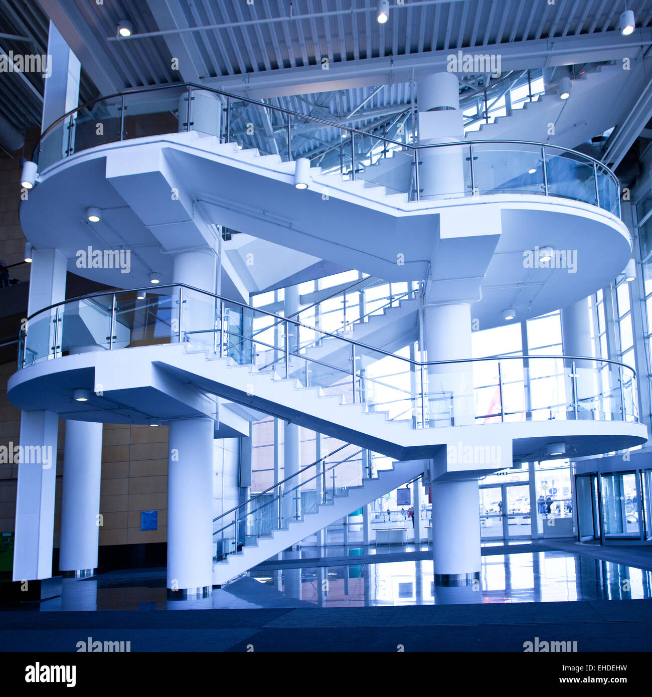 Stairs in the modern mall Stock Photo - Alamy