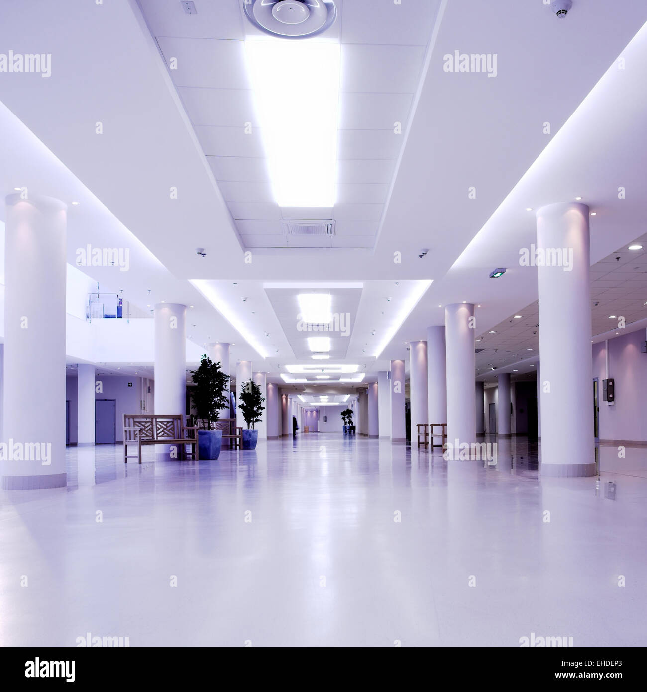hall of office centre Stock Photo - Alamy