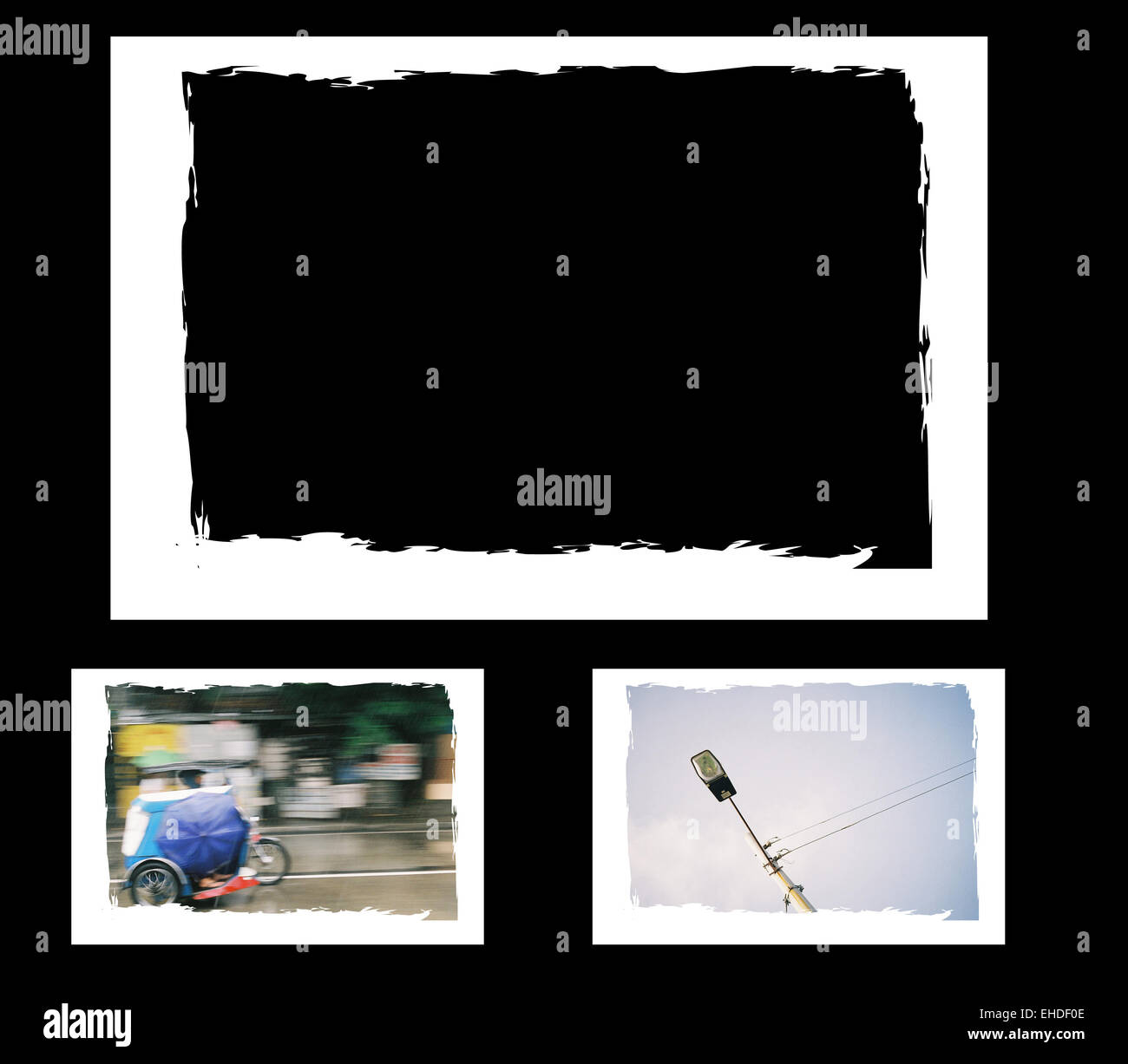 grunge photo frame, border Stock Photo - Alamy