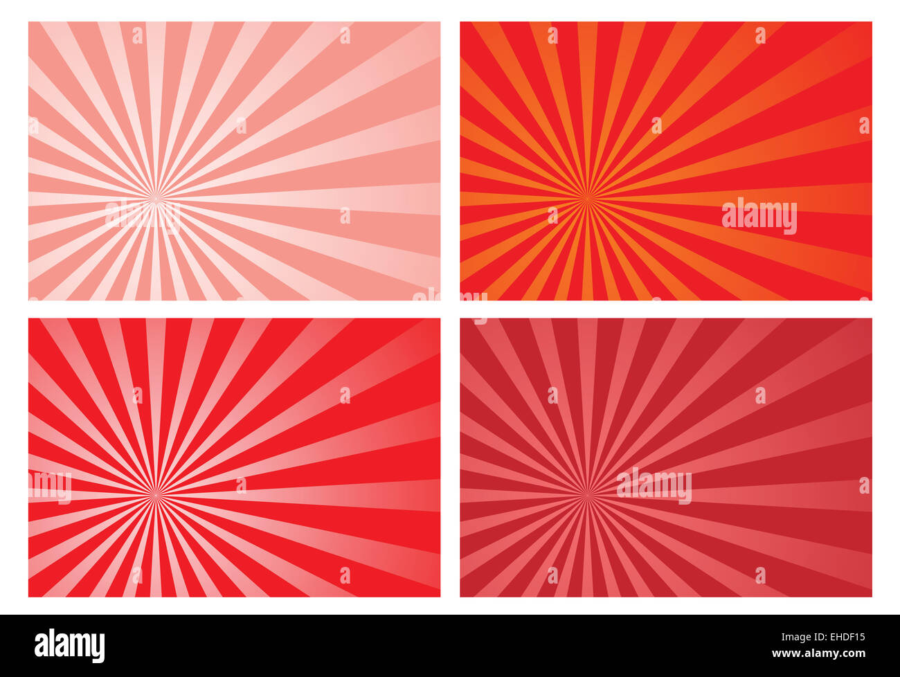 red burst rays background Stock Photo - Alamy