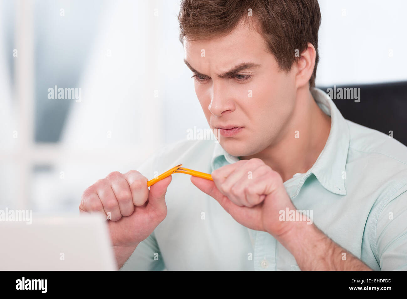 Breaking pencil hi-res stock photography and images - Alamy