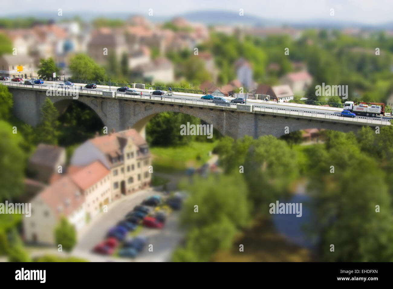 Miniatur Brücke - Miniature Bridge Stock Photo - Alamy