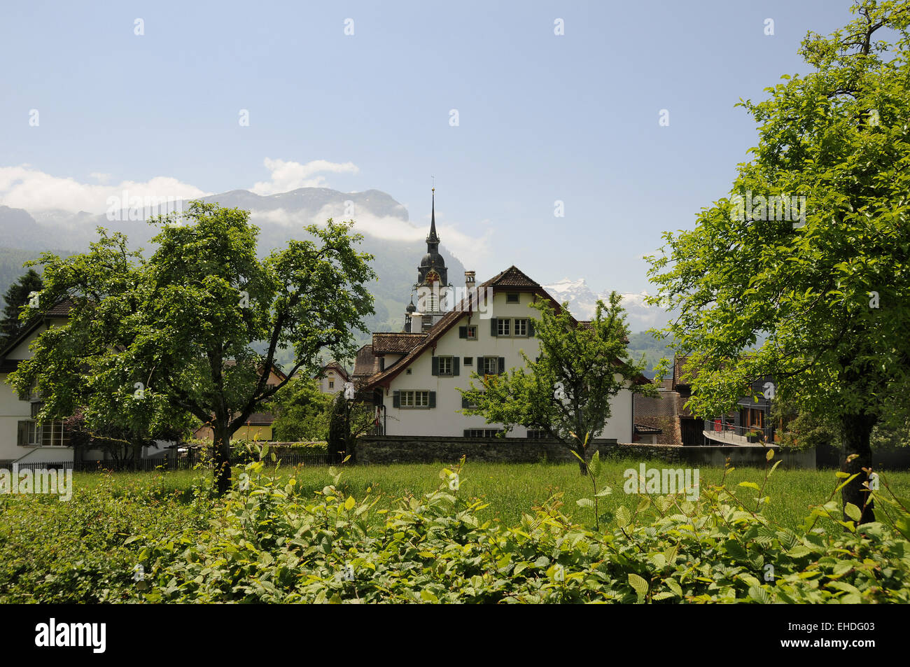 Typical Swiss church Stock Photo - Alamy