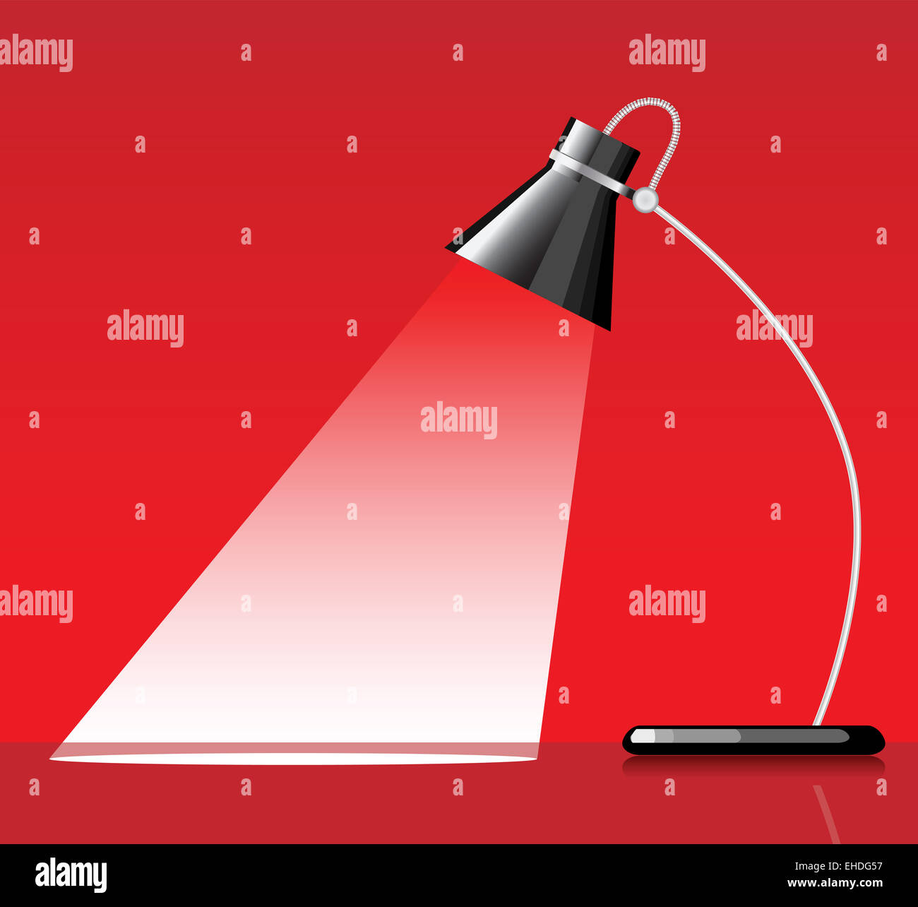 Red desk lamp shining bright light hi-res stock photography and images ...