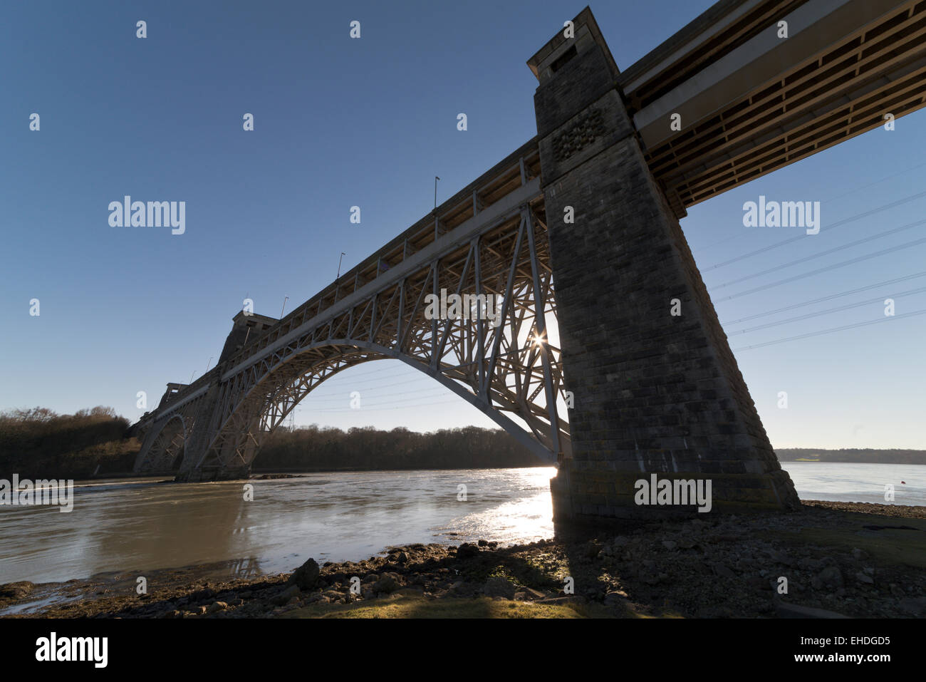 Britannia bridge anglesey hi-res stock photography and images - Alamy