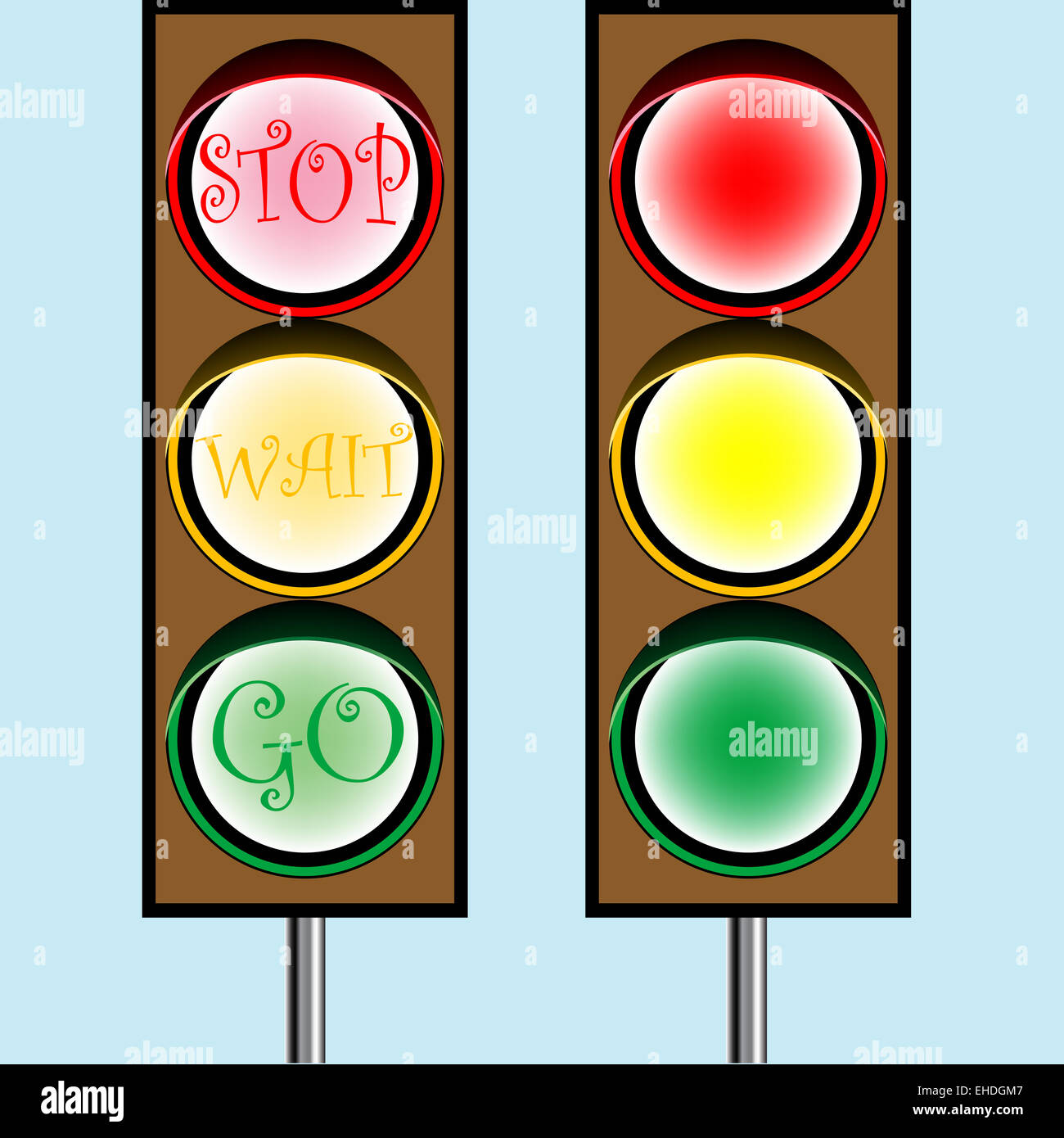 Green Bean Clip Art Traffic Light