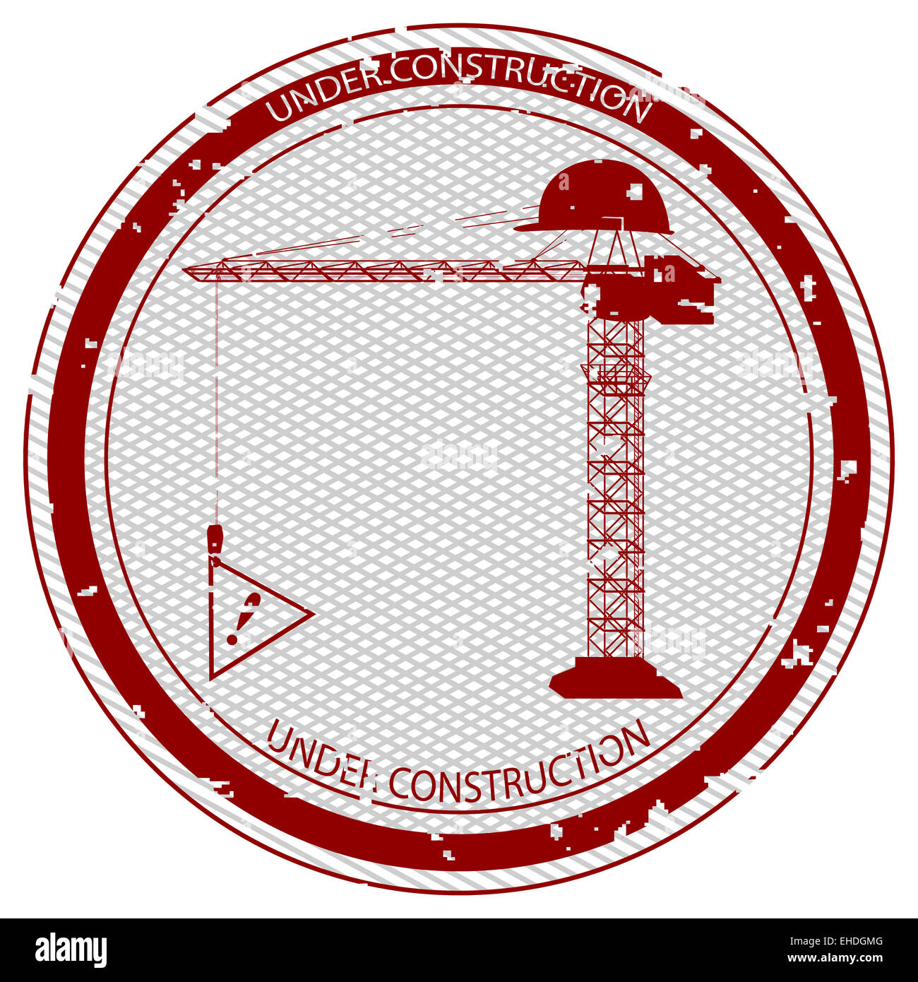 under construction stamp Stock Photo - Alamy