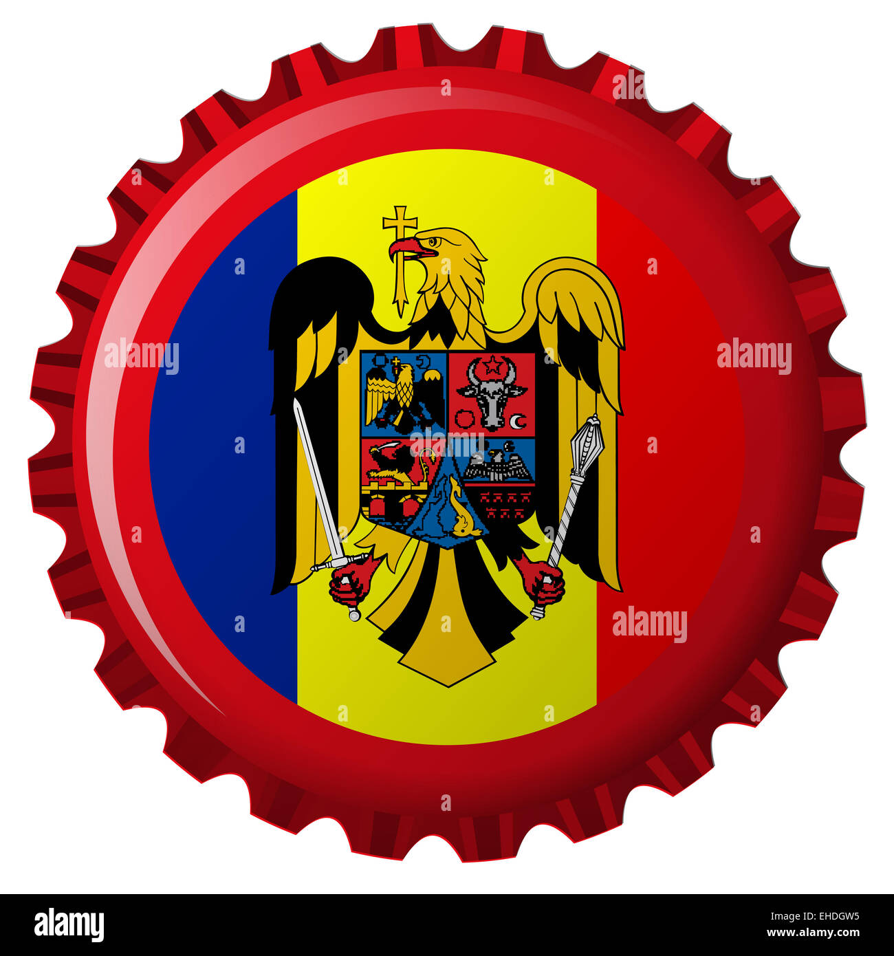 Romania flag clipart hi-res stock photography and images - Alamy