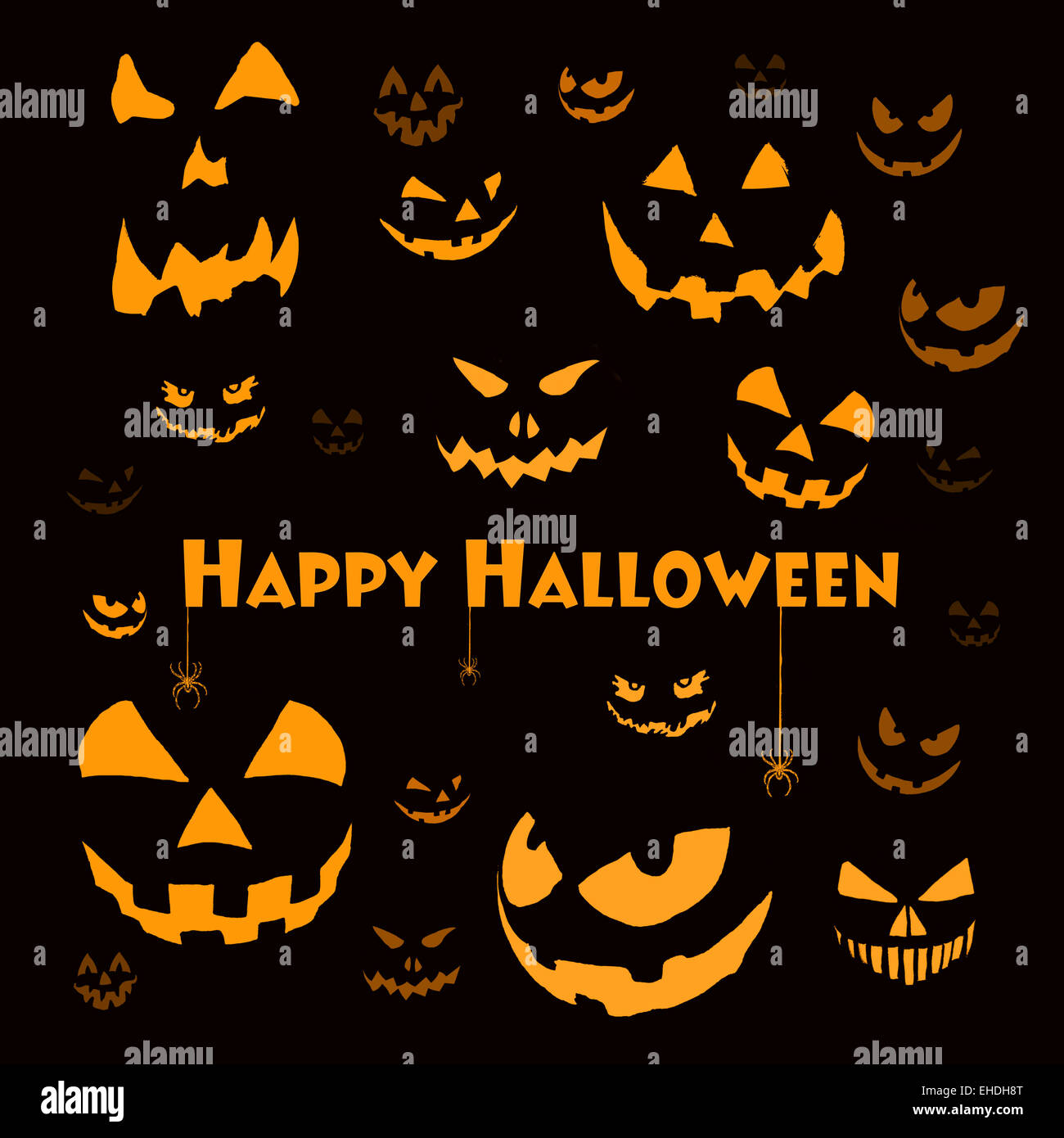 Spooky halloween faces hi-res stock photography and images - Alamy