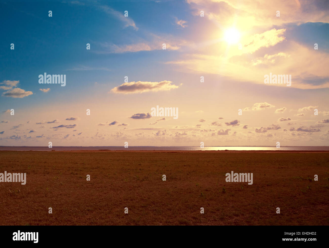 Danish wadden sea national park Stock Photo - Alamy