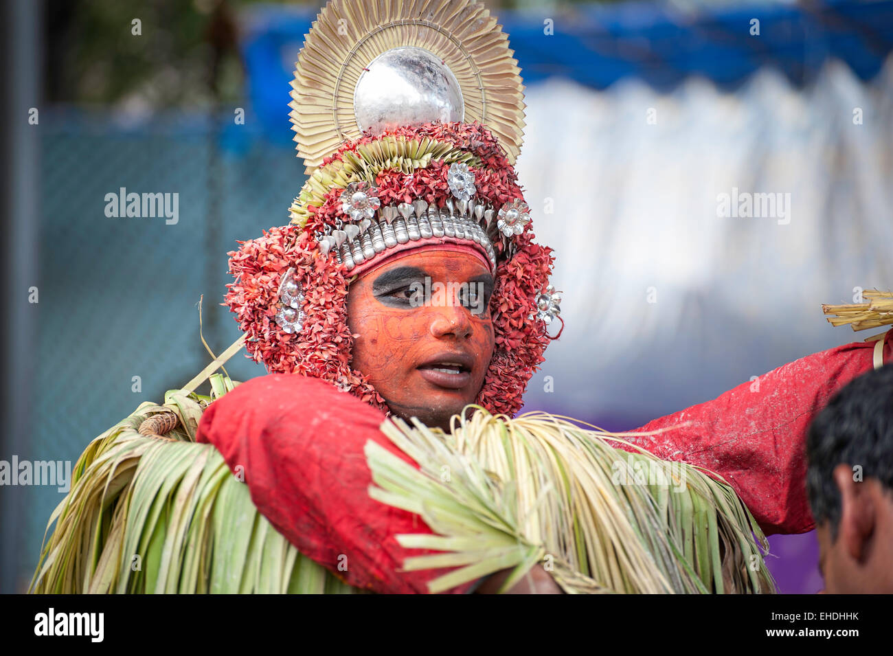 Theyyam Dancer Portrait Stock Photo - Alamy