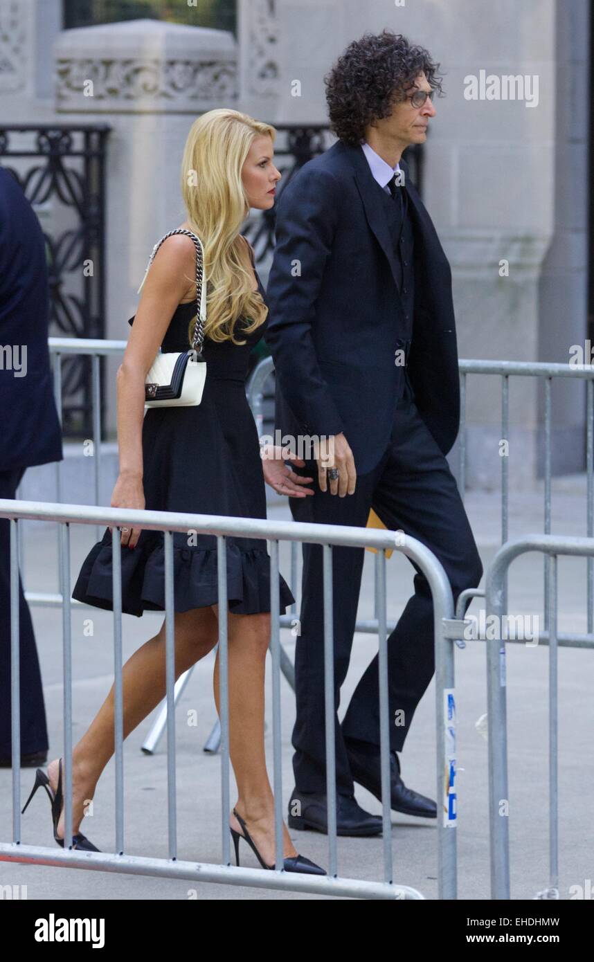 Joan Rivers Memorial Service at Emanu-El Temple in the Upper East side ...