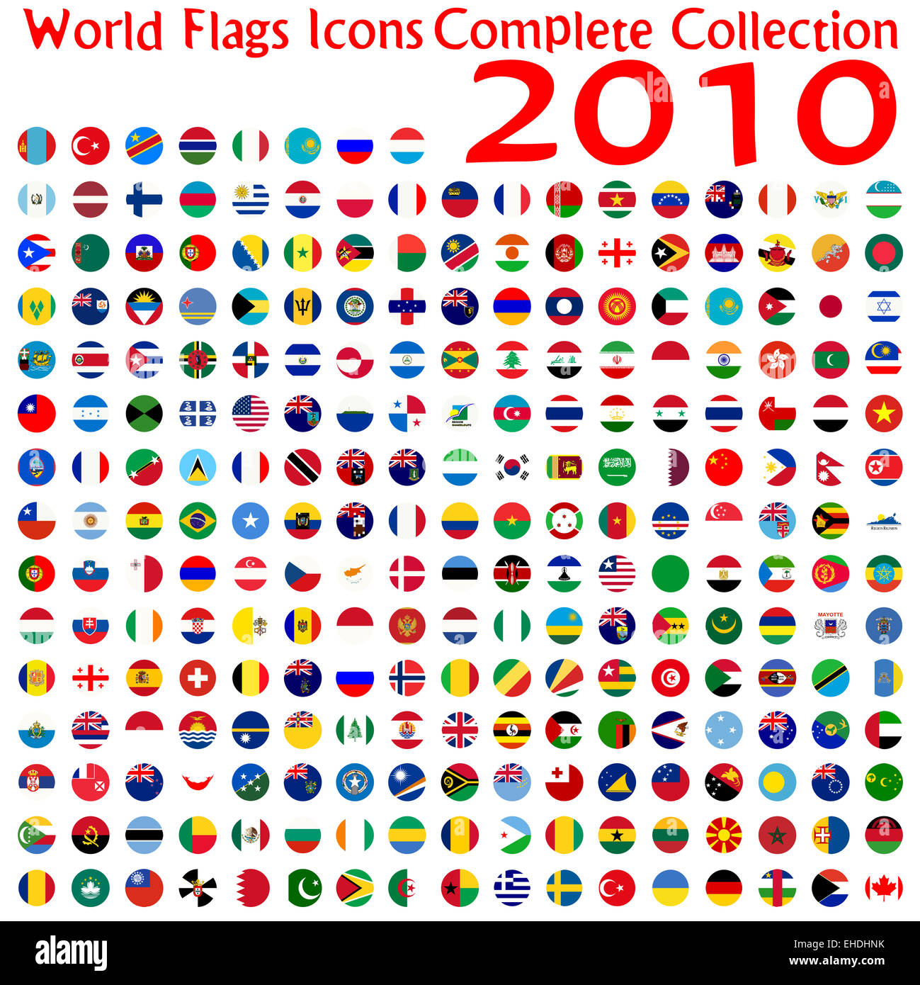 World flags collection hi-res stock photography and images - Alamy
