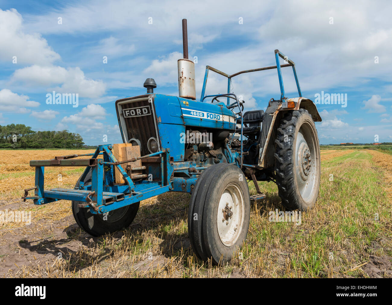 Ford Tractor In Field