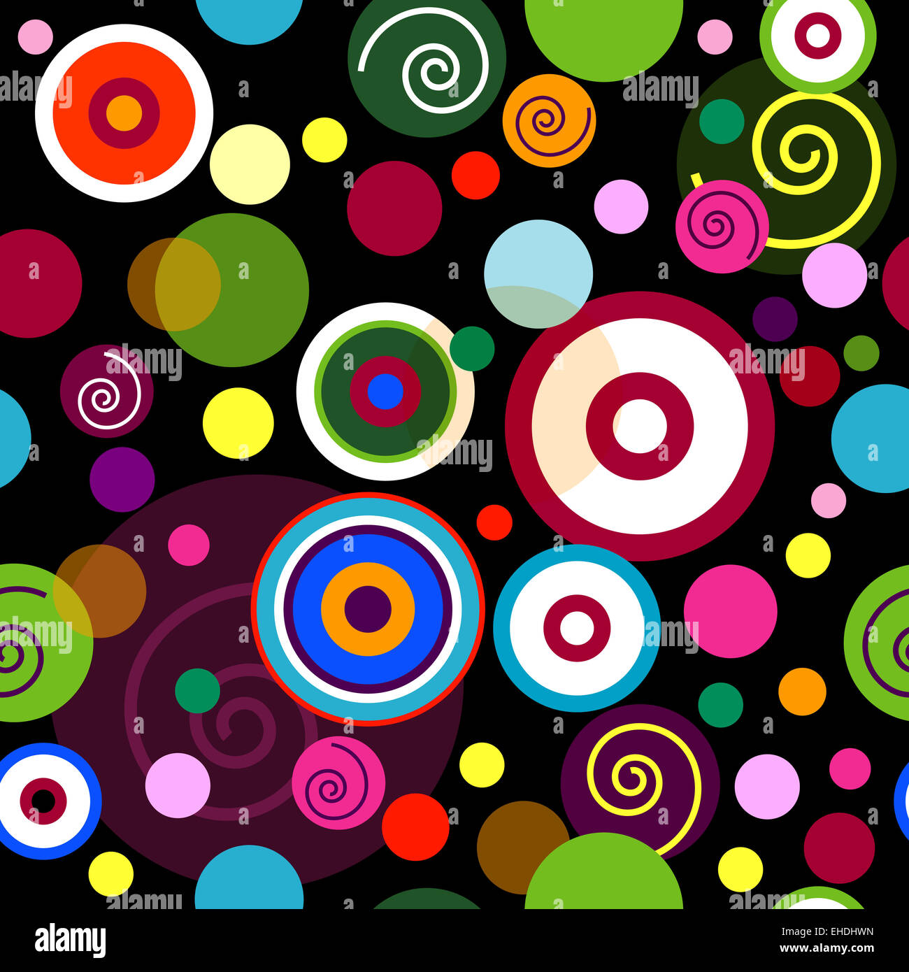 Abstract seamless black pattern Stock Photo - Alamy