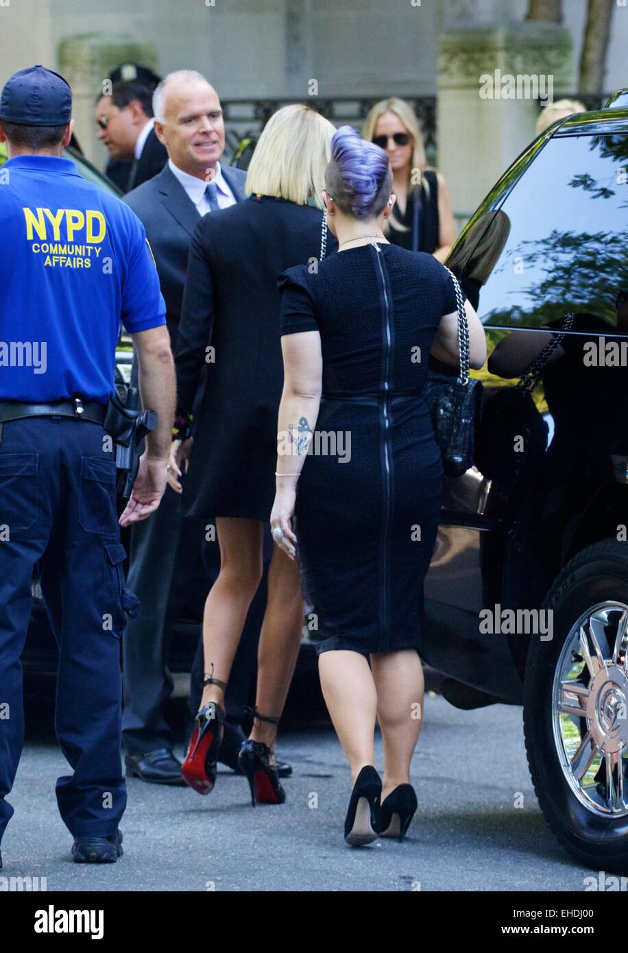 Joan Rivers Memorial Service at Emanu-El Temple in the Upper East side ...