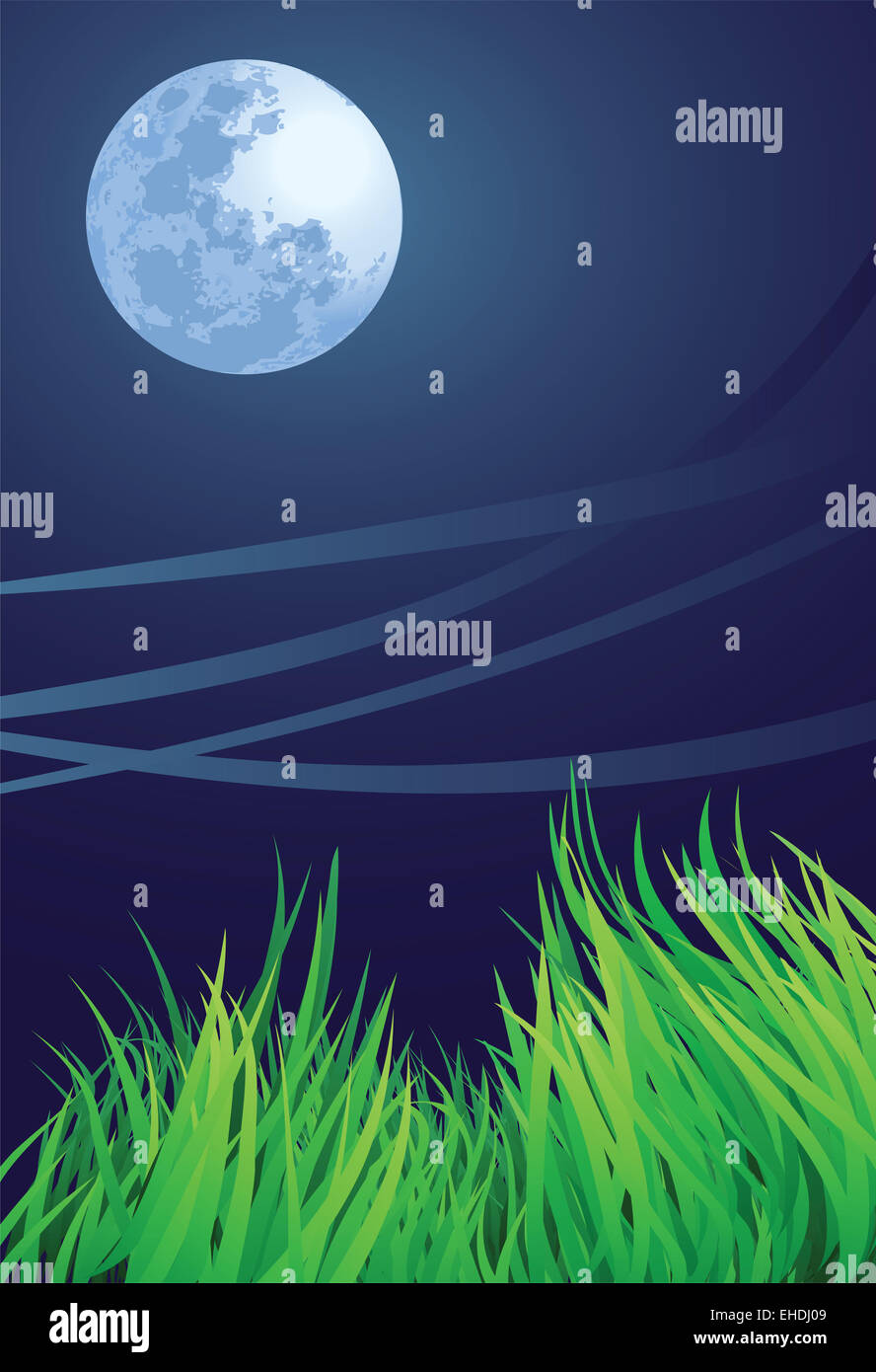 blue moon night Stock Photo - Alamy
