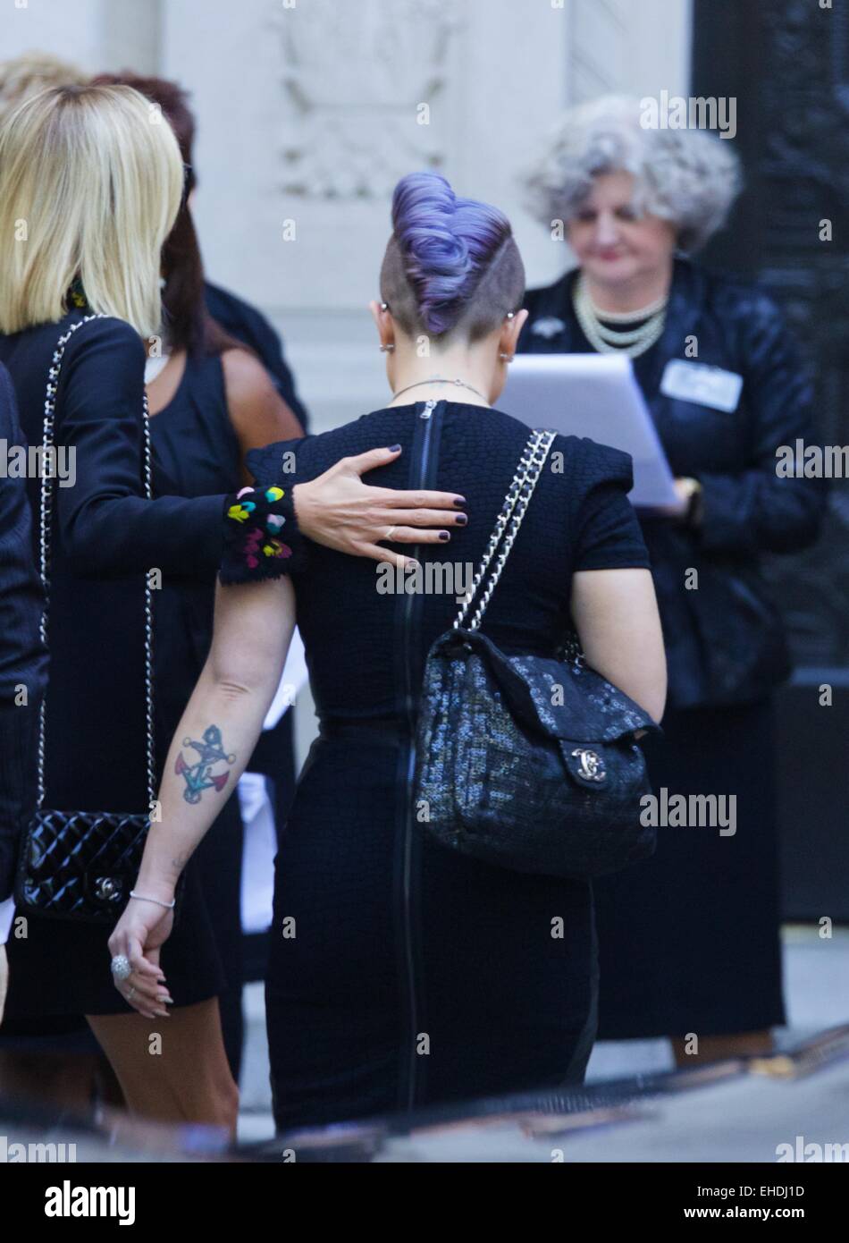 Joan Rivers Memorial Service at Emanu-El Temple in the Upper East side ...