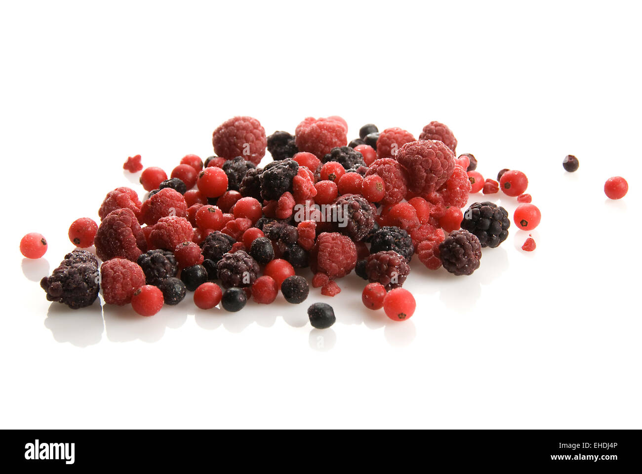 frozen wild berries mix Stock Photo - Alamy