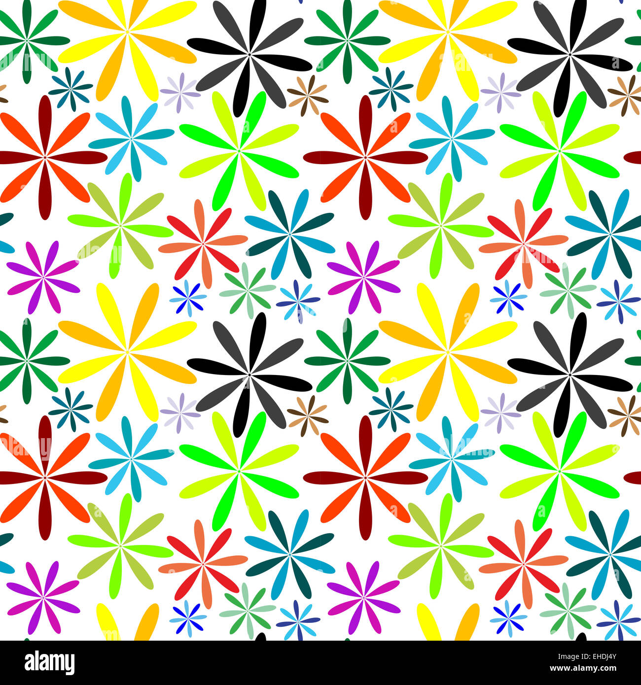 little flowers seamless pattern extended Stock Photo - Alamy