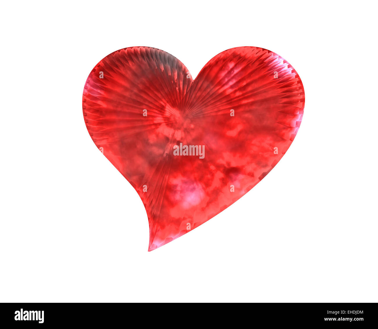 red icy heart Stock Photo - Alamy