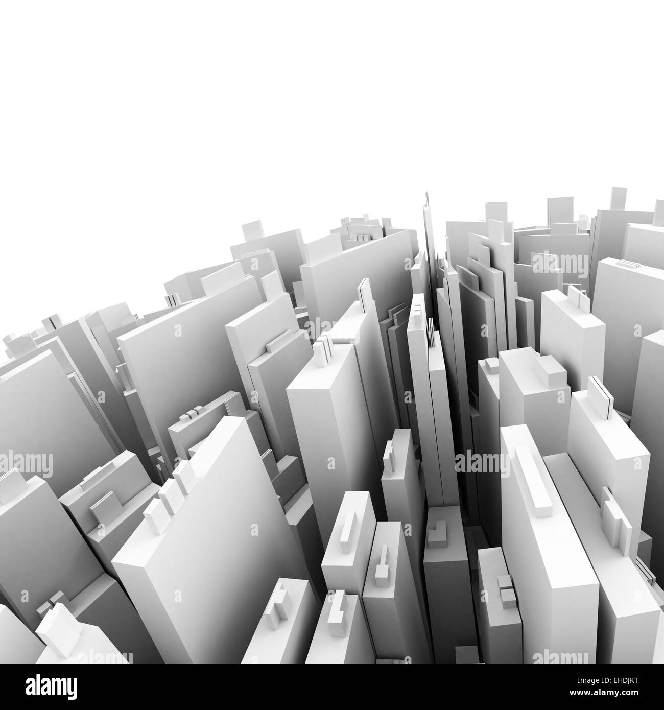 3d render city model hi-res stock photography and images - Alamy