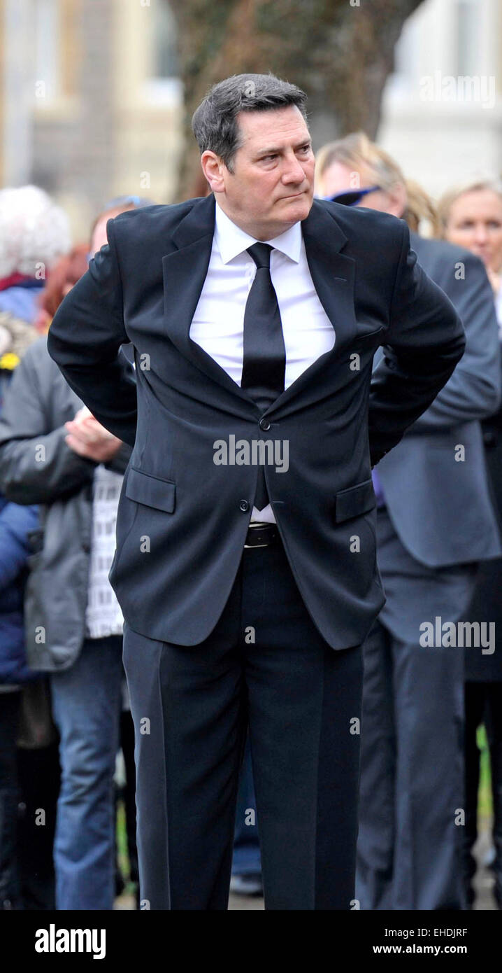Porthcawl, Wales, UK. 12th Mar, 2015. Spandau Ballet singer Tony Hadley ...