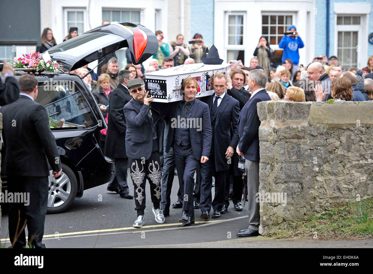 Porthcawl, Wales, UK. 12th Mar, 2015. Funeral of Steve Strange, All ...