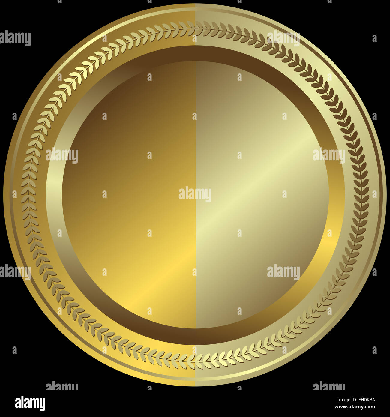 Golden and silvery plate Stock Photo - Alamy