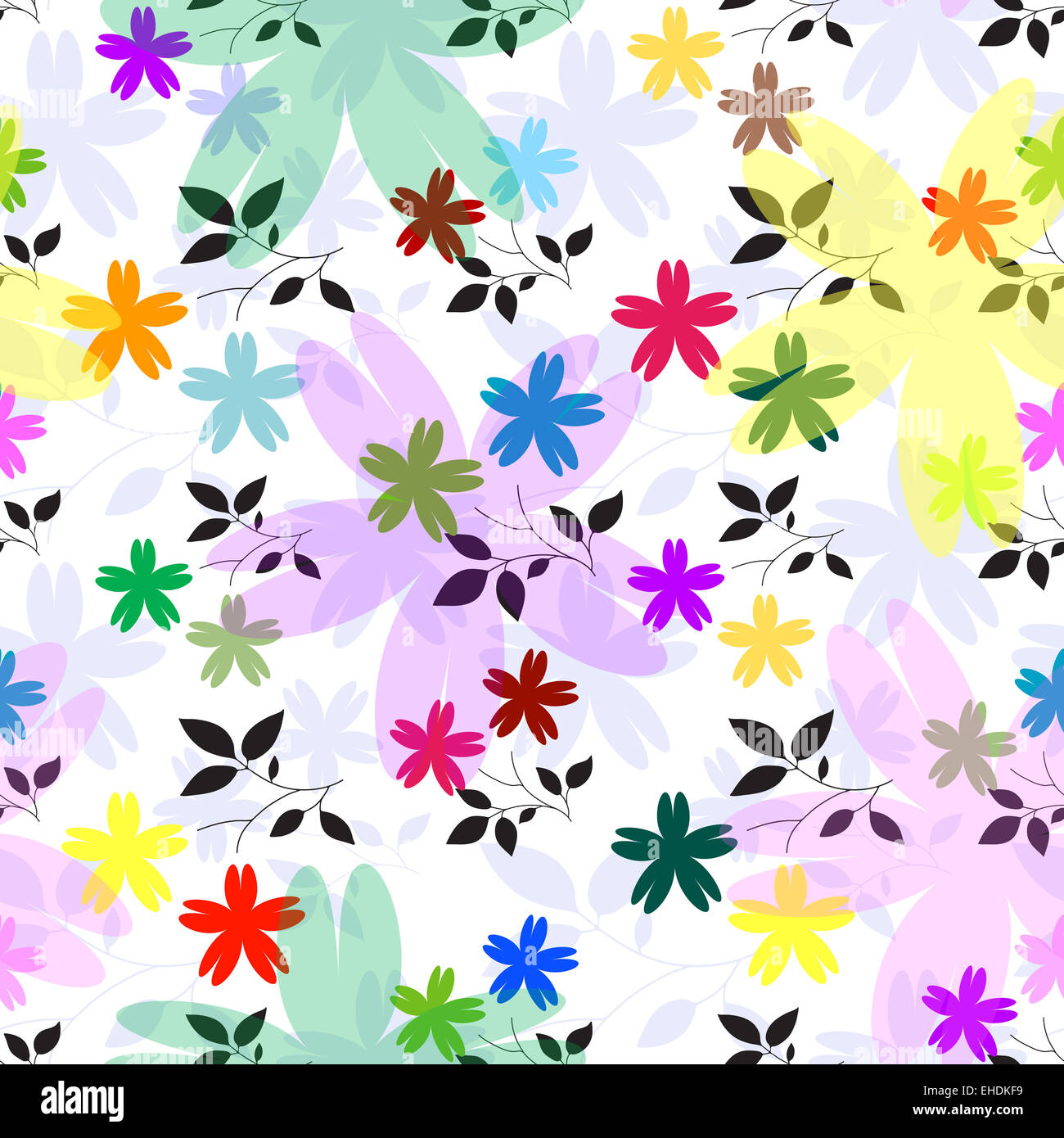 Floral white pattern hi-res stock photography and images - Alamy