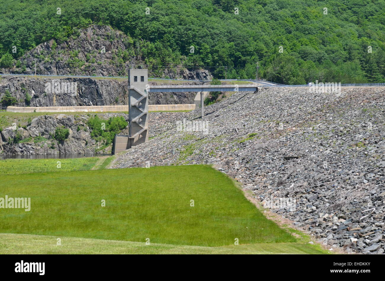 Dam in Vermont Stock Photo - Alamy