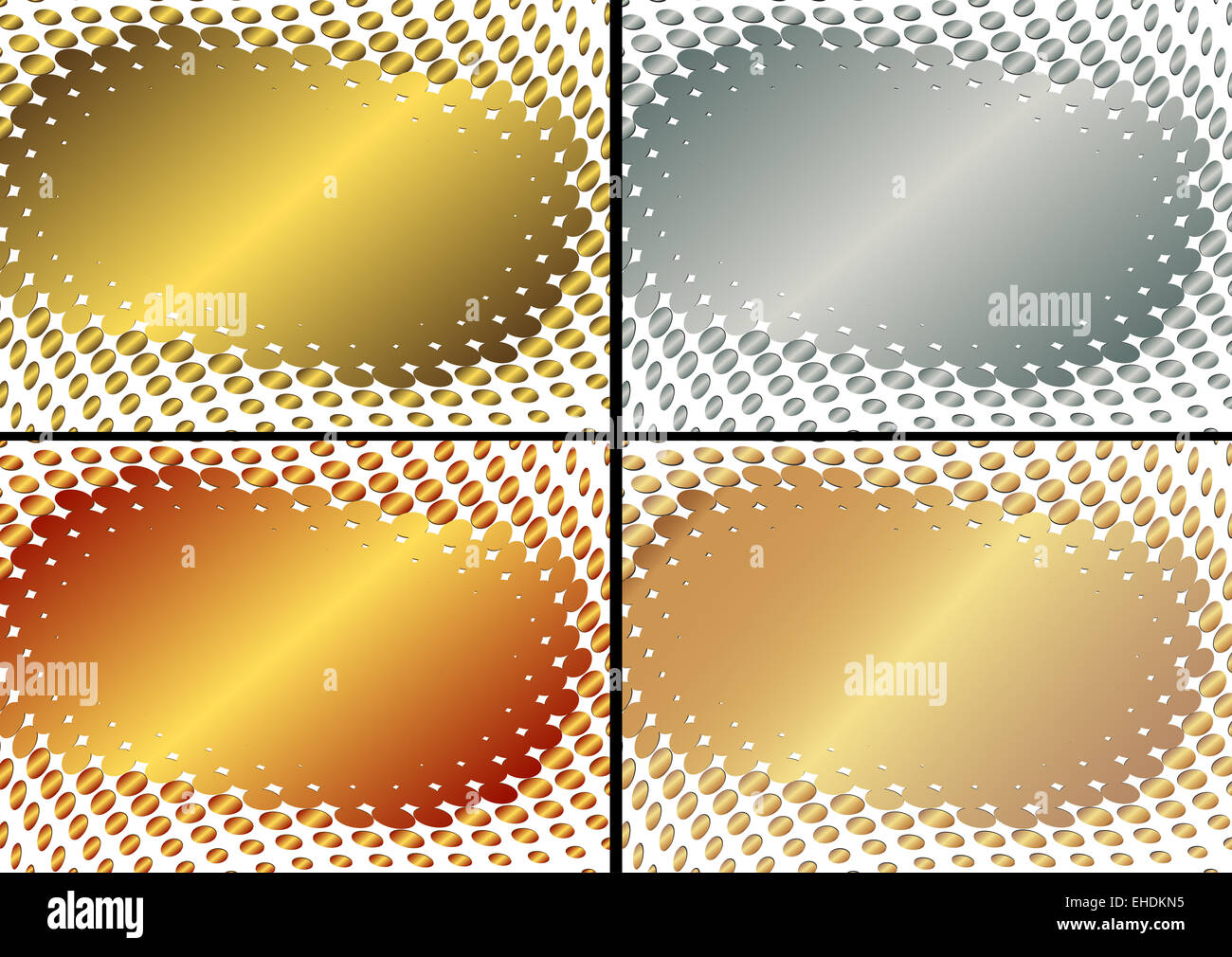 Collection metallic frame Stock Photo - Alamy