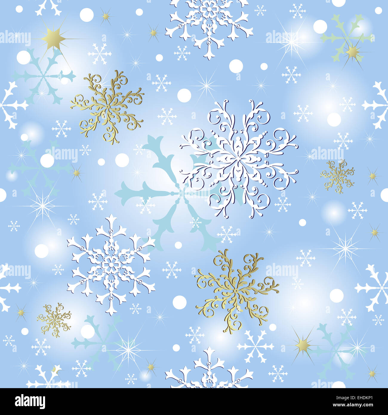 Seamless christmas blue pattern Stock Photo - Alamy