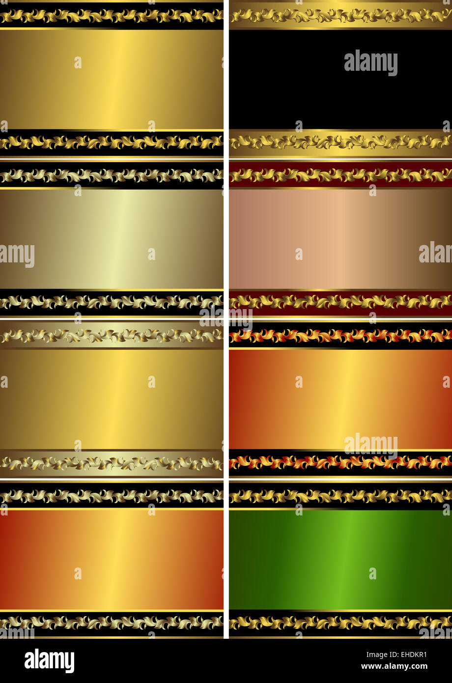 Collection vintage card Stock Photo - Alamy