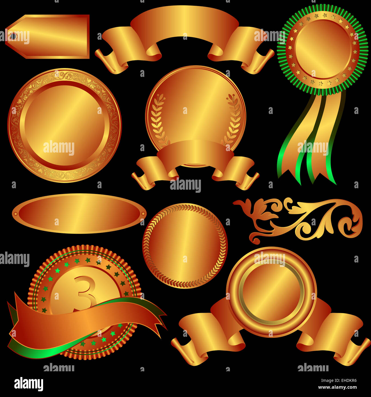 Bronze medals ribbon hi-res stock photography and images - Alamy