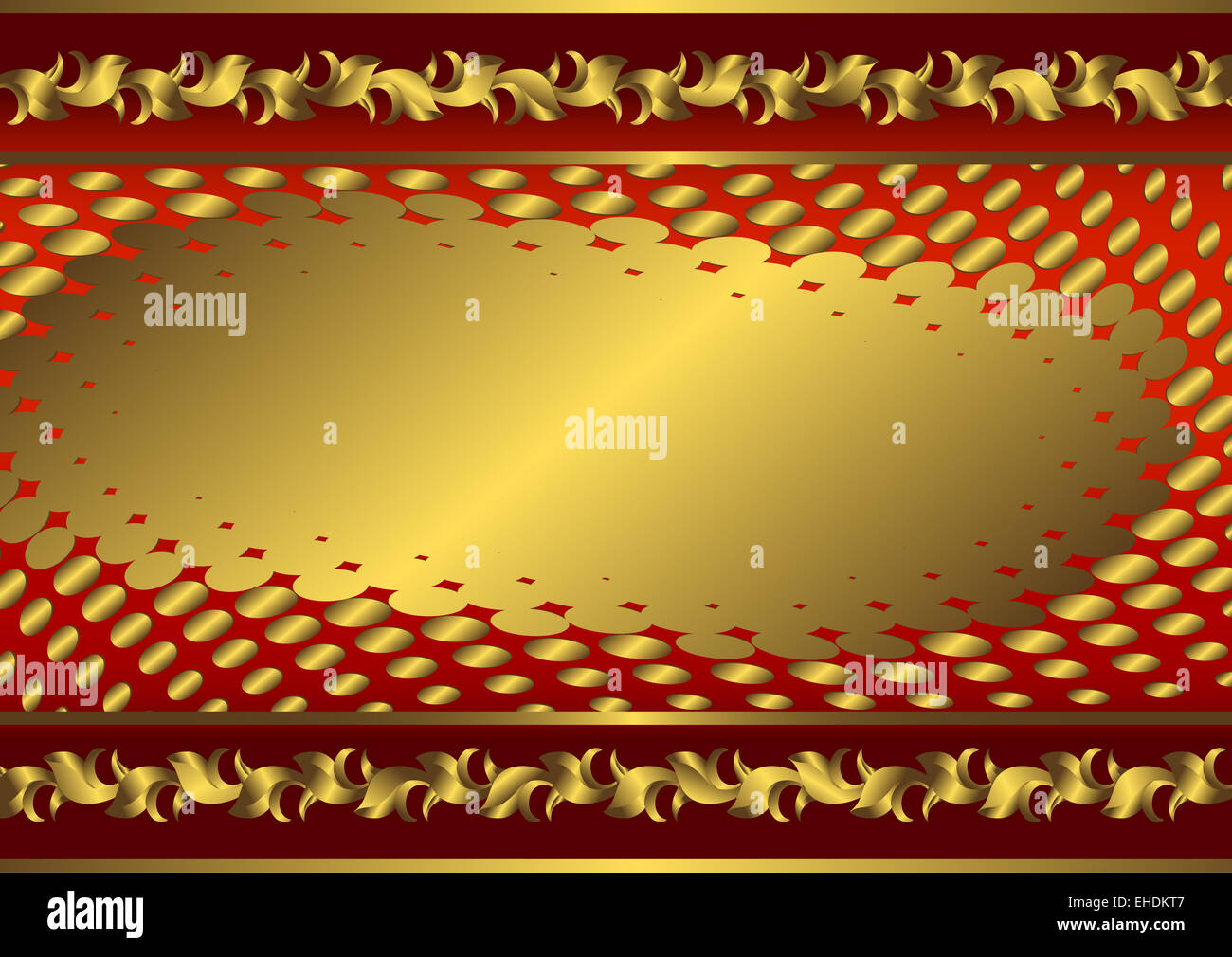 Red oval banner gold frame hi-res stock photography and images - Alamy