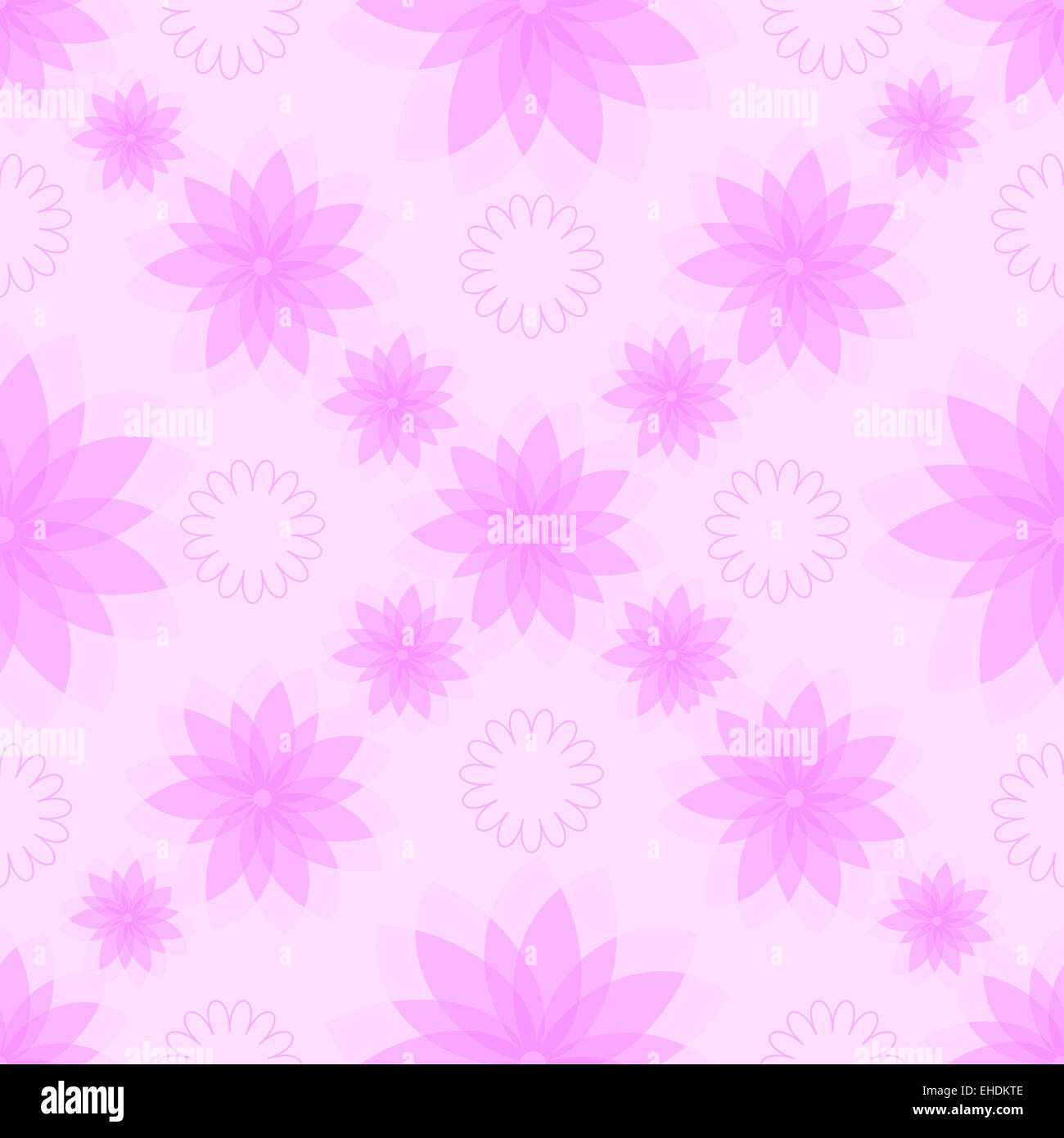 Seamless pink floral pattern Stock Photo - Alamy